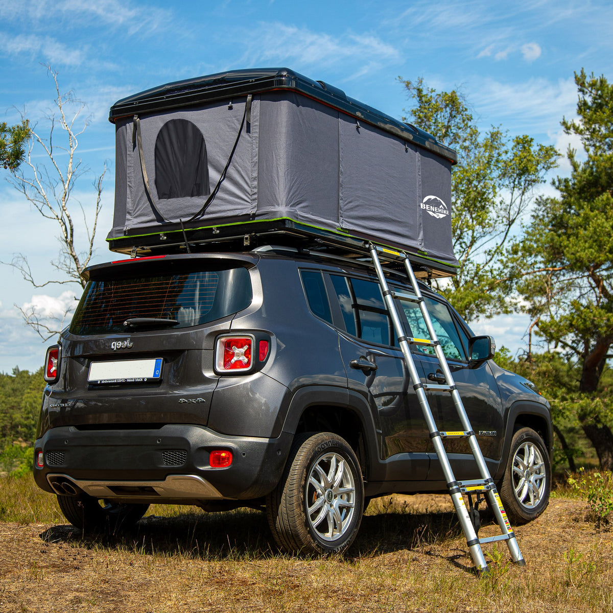 2 Person Pop-Up Hard shell Rooftop Tent | BENEHIKE